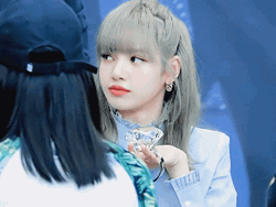 Lisa From Blackpink Holding A Giant Ring GIF | GIFDB.com