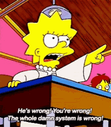 Lisa Simpson Crying Angry Aargh GIF | GIFDB.com