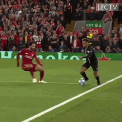 Liverpool Fc Blocking Player GIF | GIFDB.com