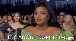 Lizzo It's About Damn Time Meme GIF | GIFDB.com