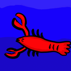 Lobster Time Art Animation GIF | GIFDB.com