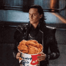 Loki Kfc Fried Chicken Marvel GIF | GIFDB.com