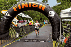 Lonesome Runner Crossing Finish Line GIF | GIFDB.com