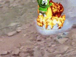 Long Jump Gummy Bear GIF | GIFDB.com