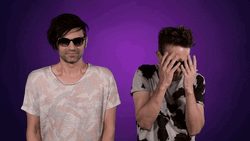 Look Away Shy Cringe Night Drive GIF | GIFDB.com