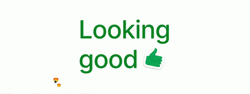 Looking Good Green Text GIF | GIFDB.com