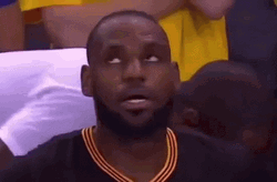 Side Eyes James Lebron Looking Up GIF | GIFDB.com