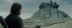 Lotr Aragorn Goes To Watchtower Of Amon Sul GIF | GIFDB.com