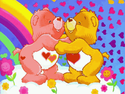 Love A Lot Tender Heart Care Bear GIF | GIFDB.com