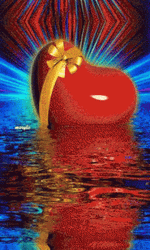 Love Heart In Water GIF | GIFDB.com