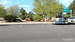 Lowrider Blue Car GIF | GIFDB.com