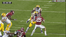 Lsu Football Knocking Down An Opponent GIF | GIFDB.com