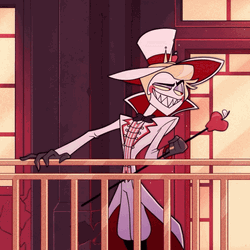 Lucifer Hazbin Hotel Singing In Veranda GIF | GIFDB.com