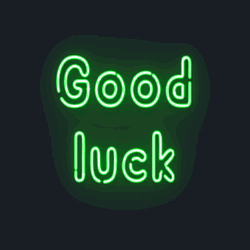 Green Good Luck Message GIF | GIFDB.com
