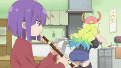 Lucoa Anime Dancing While Cooking GIF | GIFDB.com
