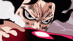 Luffy Gear 4 Face Bruises GIF | GIFDB.com