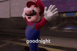 Luigi Mario Big Hug Goodnight GIF | GIFDB.com