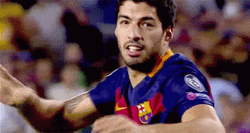 Luis Suarez Showing Open Hands GIF | GIFDB.com