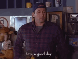 Luke Danes Greeted Have A Great First Day GIF | GIFDB.com