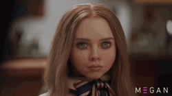 M3gan Dance Scary Stare GIF | GIFDB.com