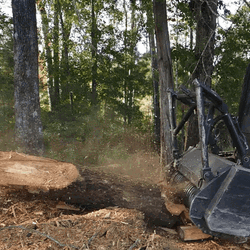 Machine Generating Mulch From Wood GIF | GIFDB.com