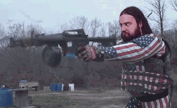 American Soldier Firing Machine Gun GIF | GIFDB.com