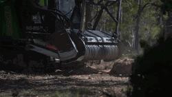 Machine Shredding Tree To Generate Mulch GIF | GIFDB.com