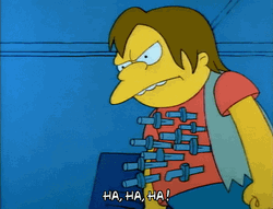 Mad Nelson Haha Laughing GIF | GIFDB.com