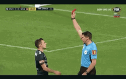 Mad Referee Raised Red Card GIF | GIFDB.com