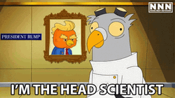 Mad Scientist A Fowl American Dr. Bert Schitz GIF | GIFDB.com