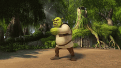 Mad Shrek Punching Himself GIF | GIFDB.com