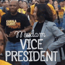 Madam Vice President Kamala Harris Dancing GIF | GIFDB.com