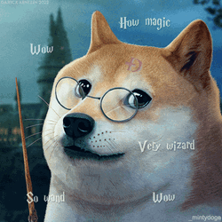 Magic Dog Shiba Inu Side Eye Meme GIF | GIFDB.com