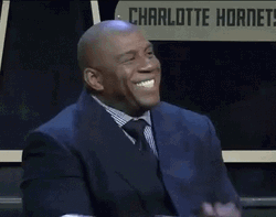 Magic Johnson Laughing On An Interview GIF | GIFDB.com