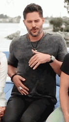 Magic Mike Joe Manganiello Playful Body Rub GIF | GIFDB.com