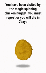 Magic Spinning Chicken Nugget Meme GIF | GIFDB.com
