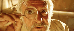 Magnifying Glass Old Man Magnify Crack GIF | GIFDB.com