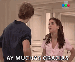Maid Natalia Oreiro Making Faces Muchas Gracias GIF | GIFDB.com