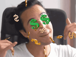 Making Money Dollar Sign Filter GIF | GIFDB.com