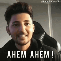 Male Streamer Double Ahem GIF | GIFDB.com