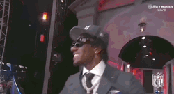 Malik Nabers Entrance For Auto Draft GIF | GIFDB.com