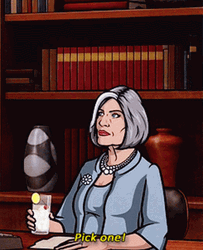 Malory Archer Pick One GIF | GIFDB.com