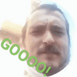 Man Cheering For His Team Go Go Go GIF | GIFDB.com