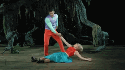 Man Dragging Woman Theater Play GIF | GIFDB.com
