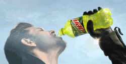 Man Drinking Mountain Dew Gulp GIF | GIFDB.com