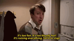 Man Got Mad Because It's Too Hot GIF | GIFDB.com