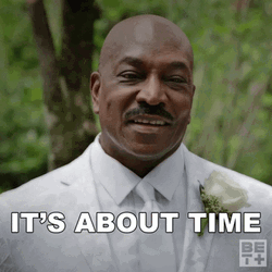 Man In White Coat Saying It's About Time GIF | GIFDB.com