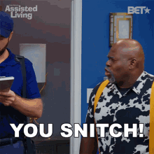 Man Saying You Snitch GIF | GIFDB.com
