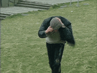 Man Walking In Strong Wind GIF | GIFDB.com