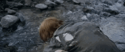 Man Washing Face On River GIF | GIFDB.com